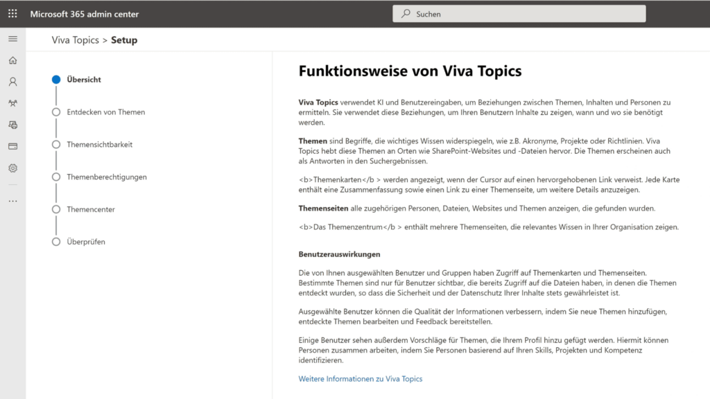 Viva Topics Setup: Schnell und einfach die Topics aktivieren